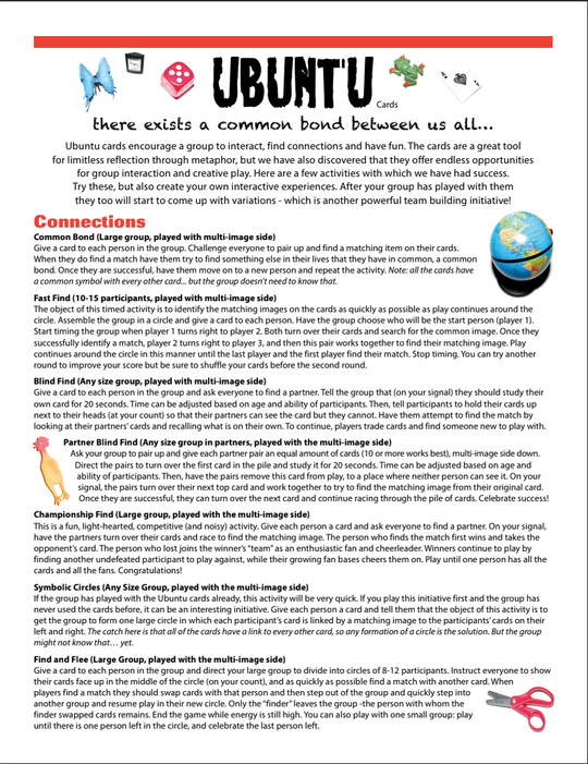 Ubuntu Cards – High 5 Adventure Learning Center