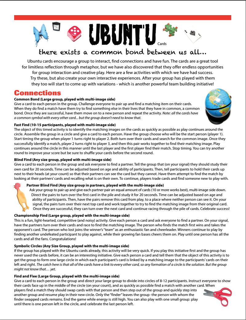 Ubuntu Cards – High 5 Adventure Learning Center